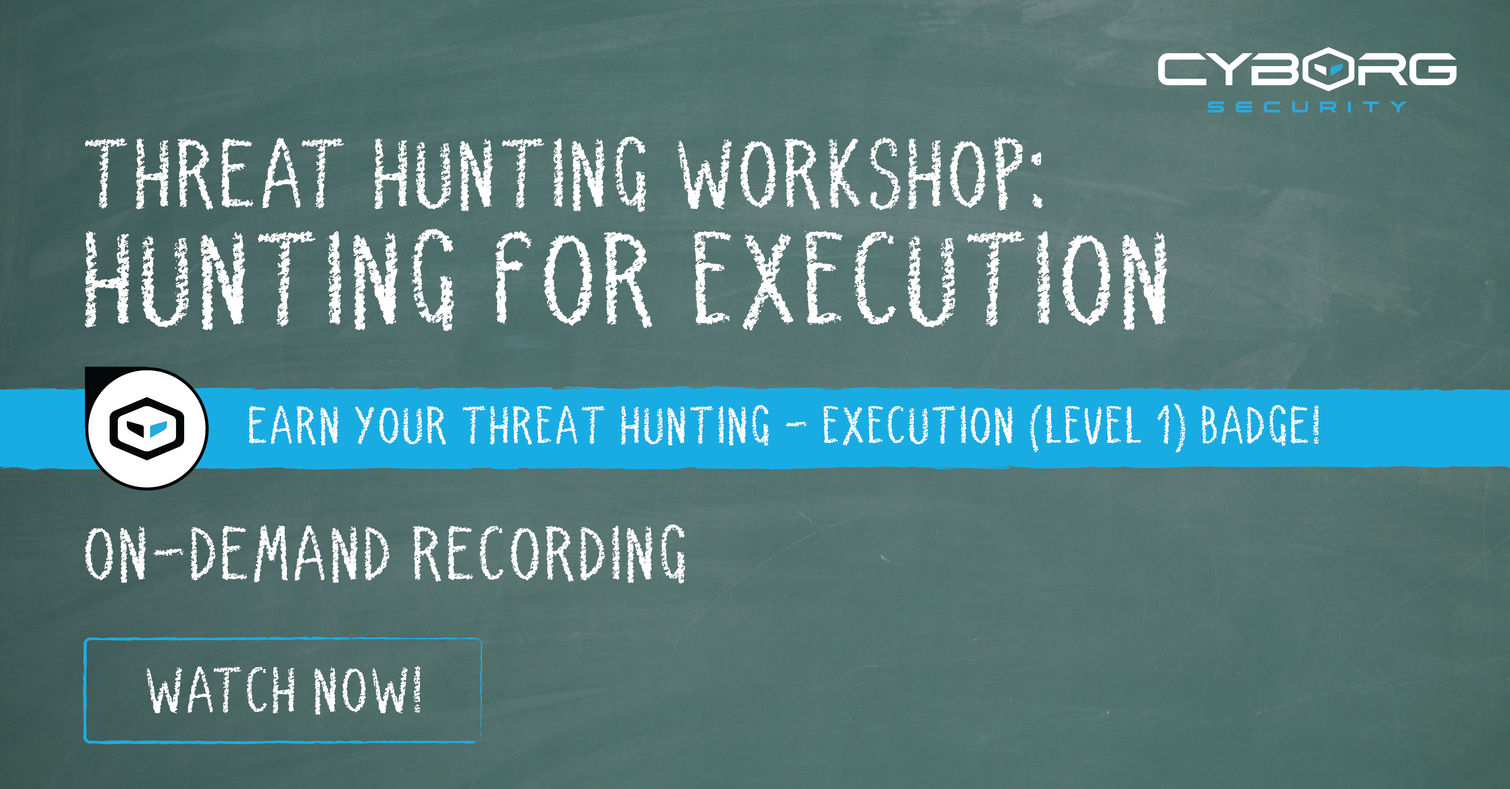 Cyborg Security Webinar Recording - Threat Hunting Workshop October 2022